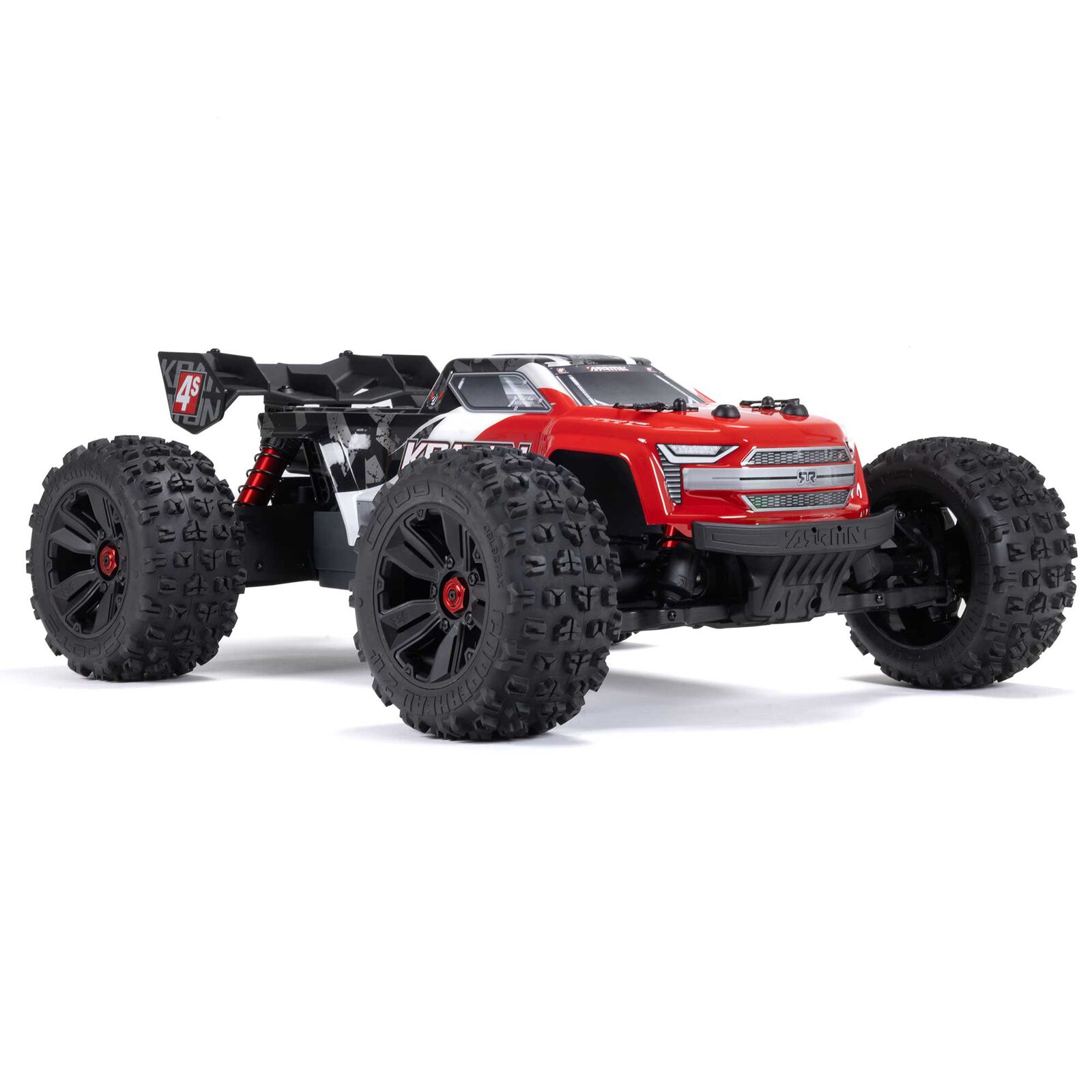 1/10 KRATON 4S 4X4 RTR Brushless Speed Truck, Red | ARRMA
