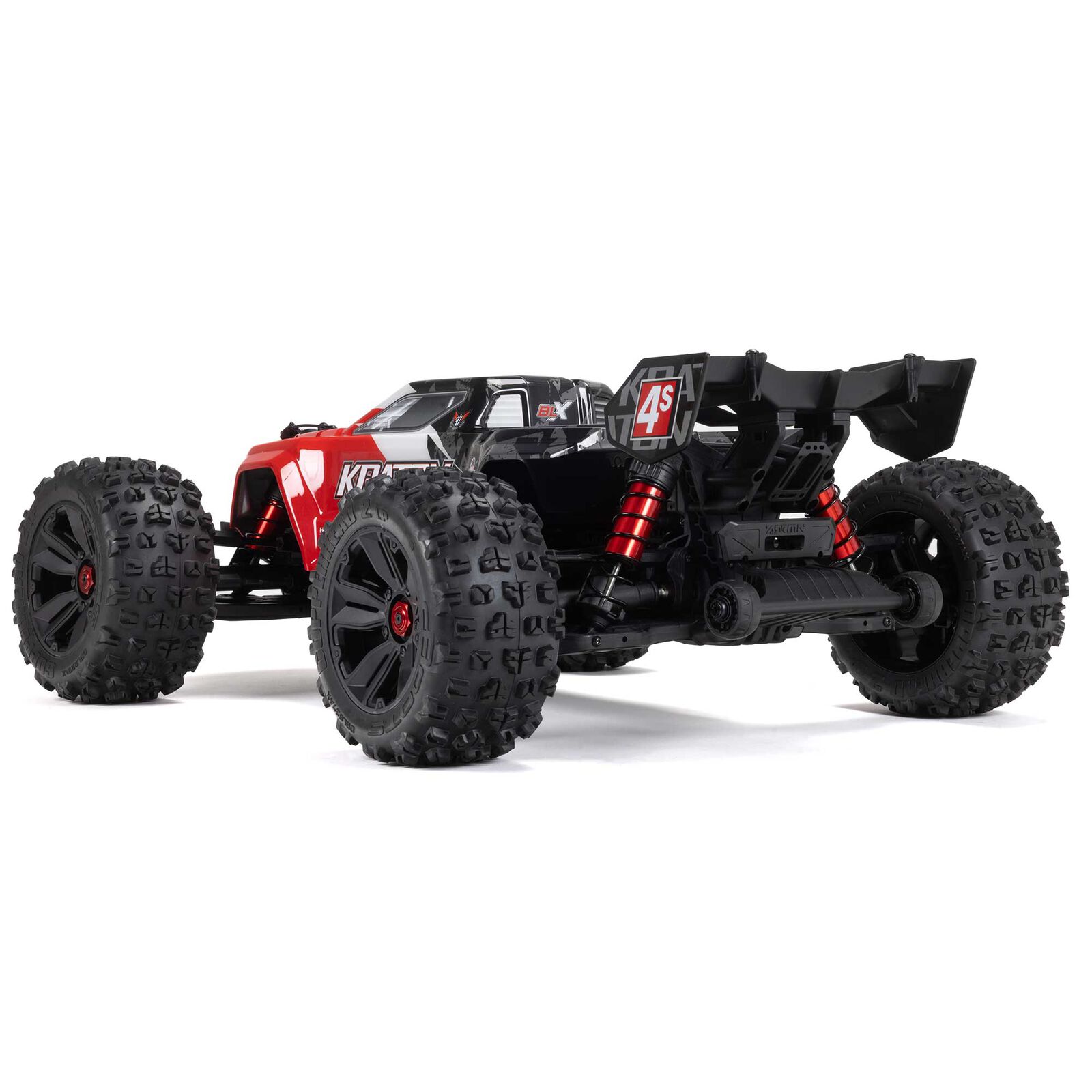1/10 KRATON 4S 4X4 RTR Brushless Speed Truck, Red | ARRMA