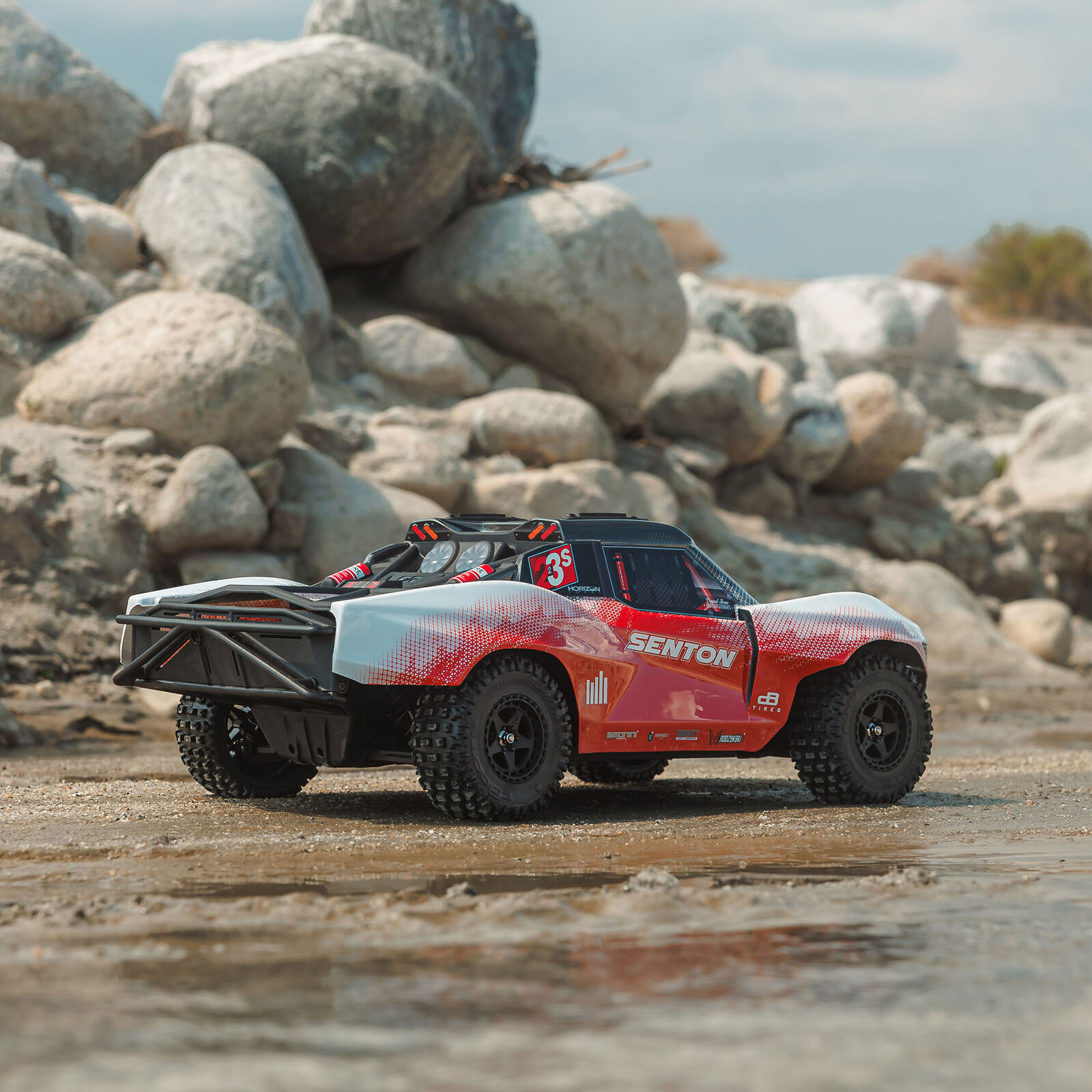 1/10 SENTON 223S DSC 4X4 RTR Brushless Short Course Truck, Red | ARRMA