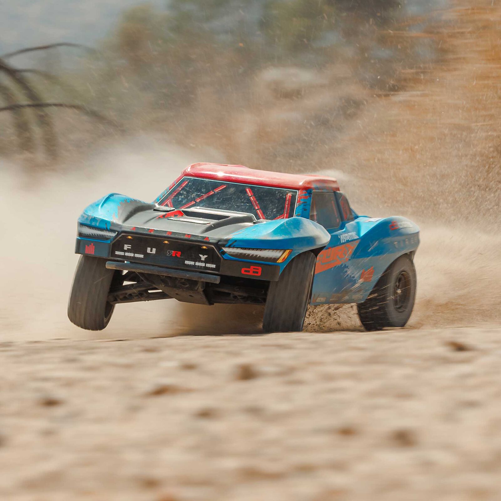 1/10 FURY 223S DSC 2WD RTR Brushless Short Course Truck, Blue | ARRMA