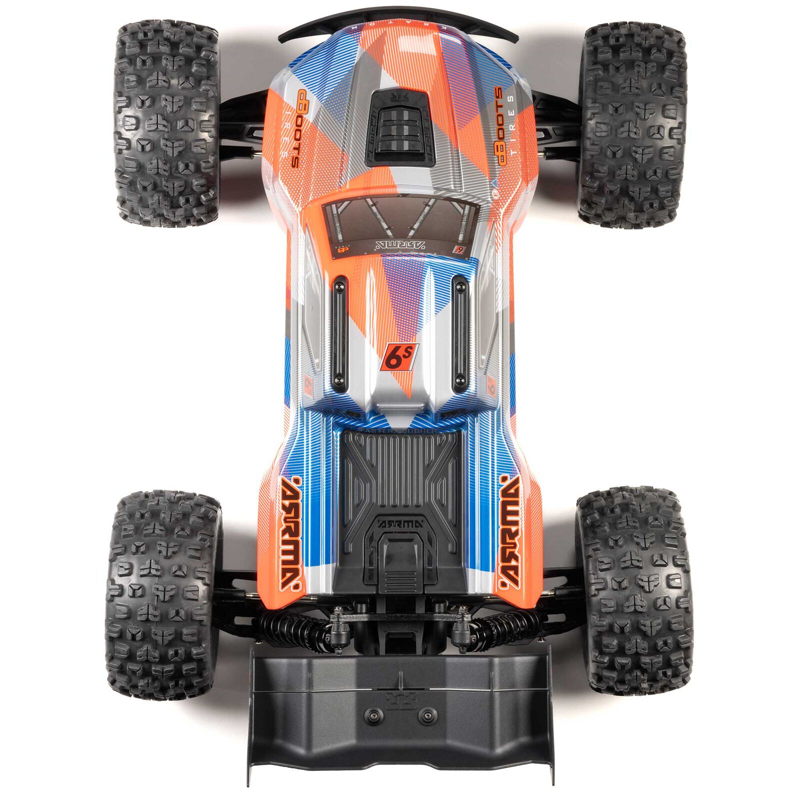 1/8 KRATON 6S 4X4 RTR Brushless Speed Truck, Blue/Orange | ARRMA