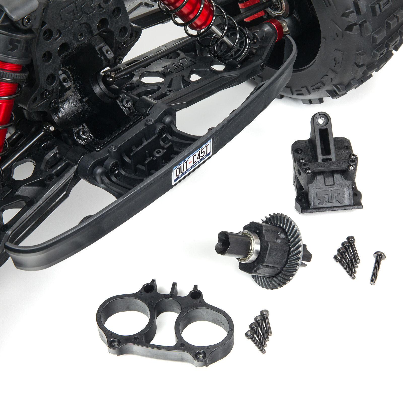 1/5 OUTCAST 8S AVC 4X4 RTR Brushless Stunt Truck, Red | ARRMA