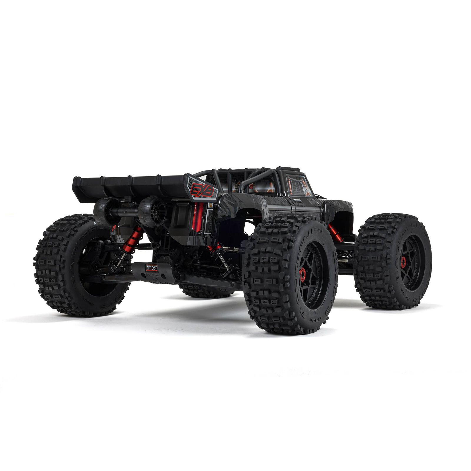 1/5 OUTCAST 8S EXB AVC 4X4 RTR Brushless Stunt Truck, Black | ARRMA