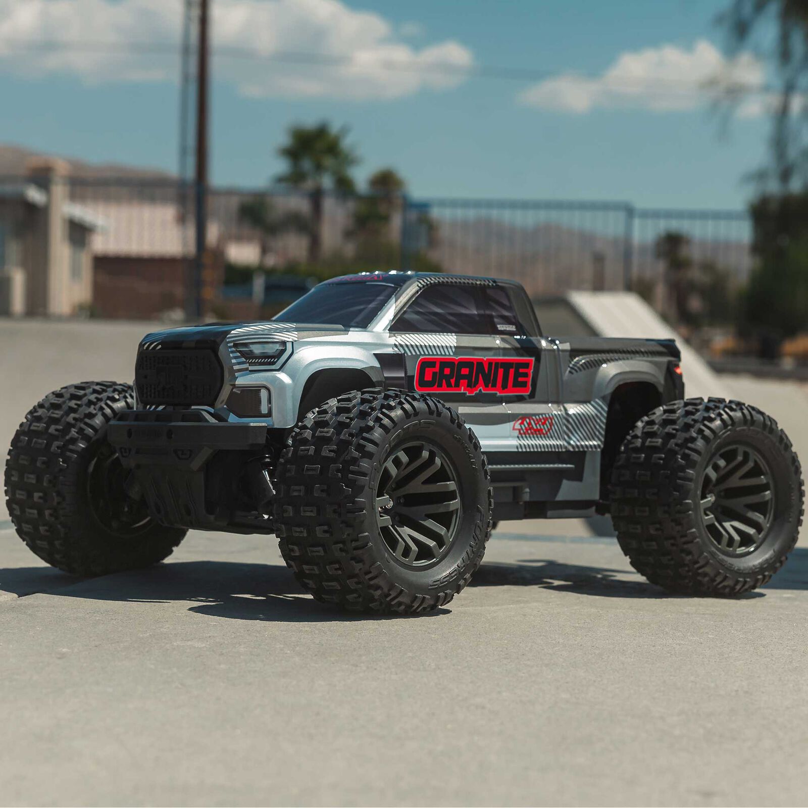 1/10 GRANITE 223S DSC 4X4 RTR Brushless Monster Truck, Gun Metal | ARRMA