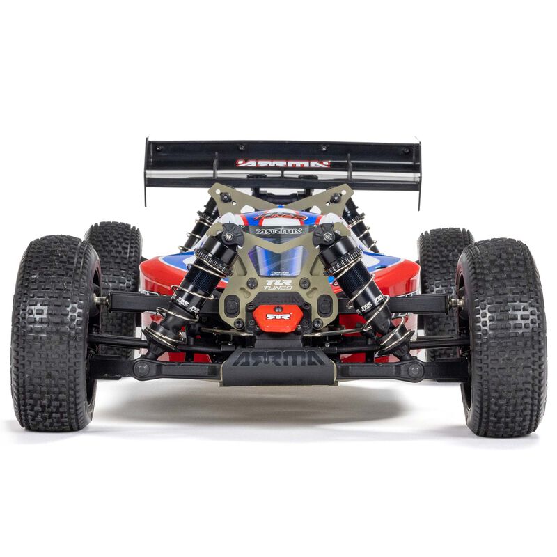 1/8 TYPHON 6S TLR Tuned 4X4 RTR Brushless Buggy, Red/Blue | ARRMA