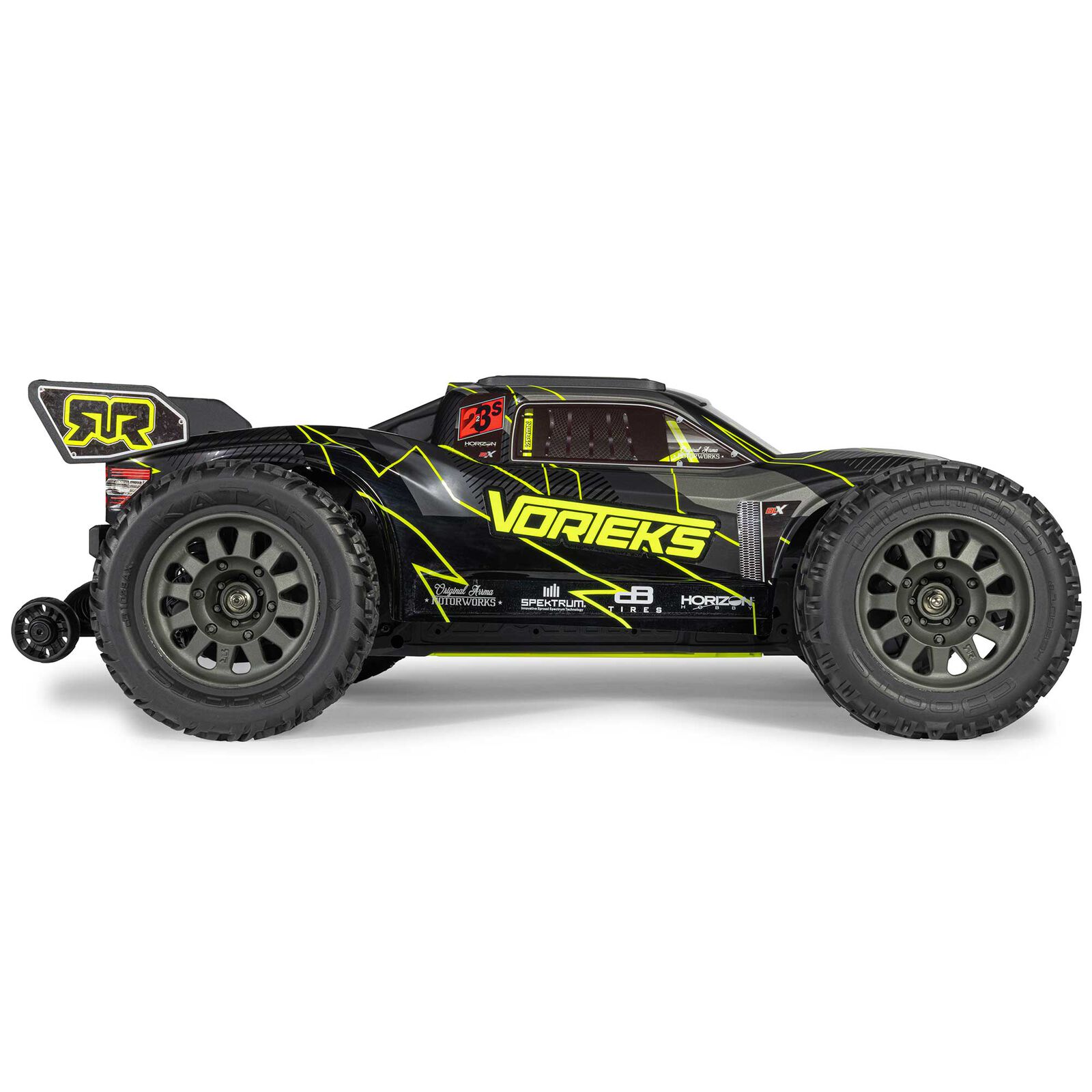 1/10 VORTEKS 223S DSC 2WD RTR Brushless Stadium Truck, Yellow | ARRMA