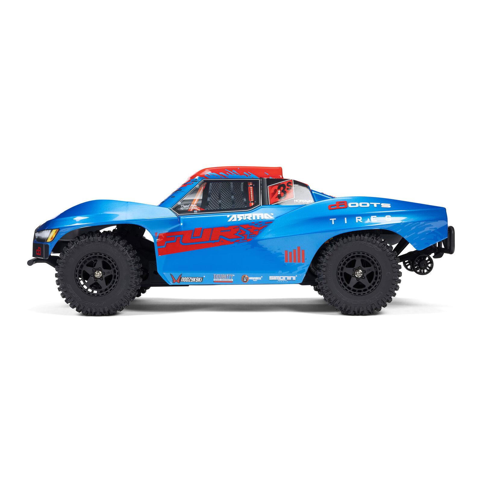 1/10 FURY 223S DSC 2WD RTR Brushless Short Course Truck, Blue | ARRMA