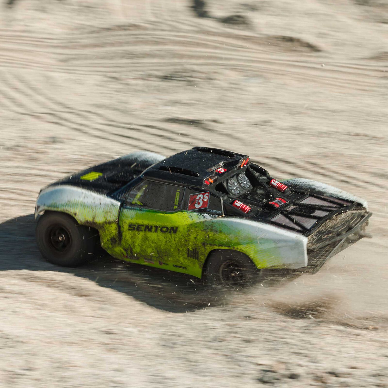 1/10 SENTON 223S DSC 4X4 RTR Brushless Short Course Truck, Yellow | ARRMA