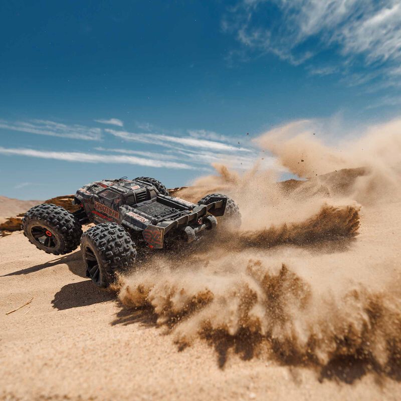 1/5 KRATON 8S EXB AVC 4X4 RTR Brushless Speed Truck, Black | ARRMA