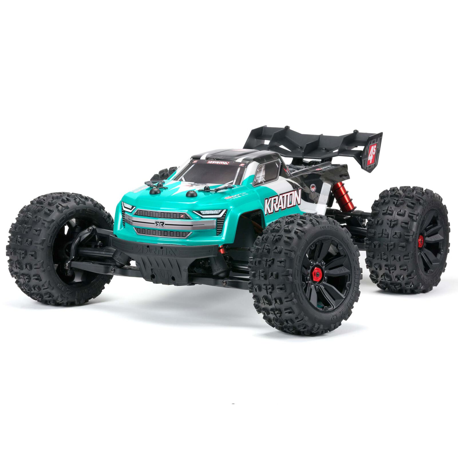 1/10 KRATON 4S 4X4 RTR Brushless Speed Truck, Teal/Black | ARRMA