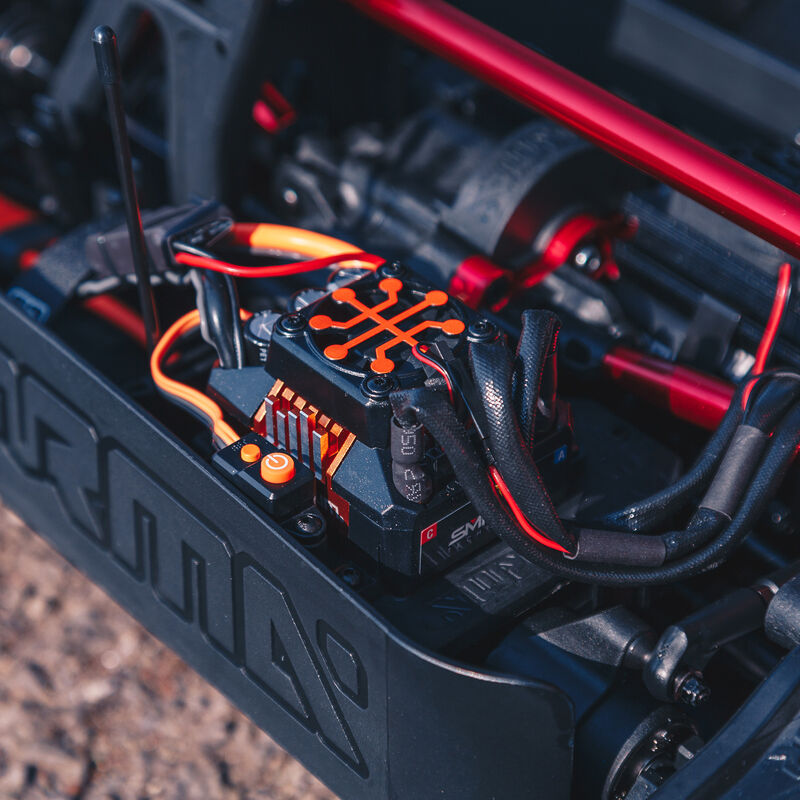 1/5 OUTCAST 8S AVC 4X4 RTR Brushless Stunt Truck, Red | ARRMA