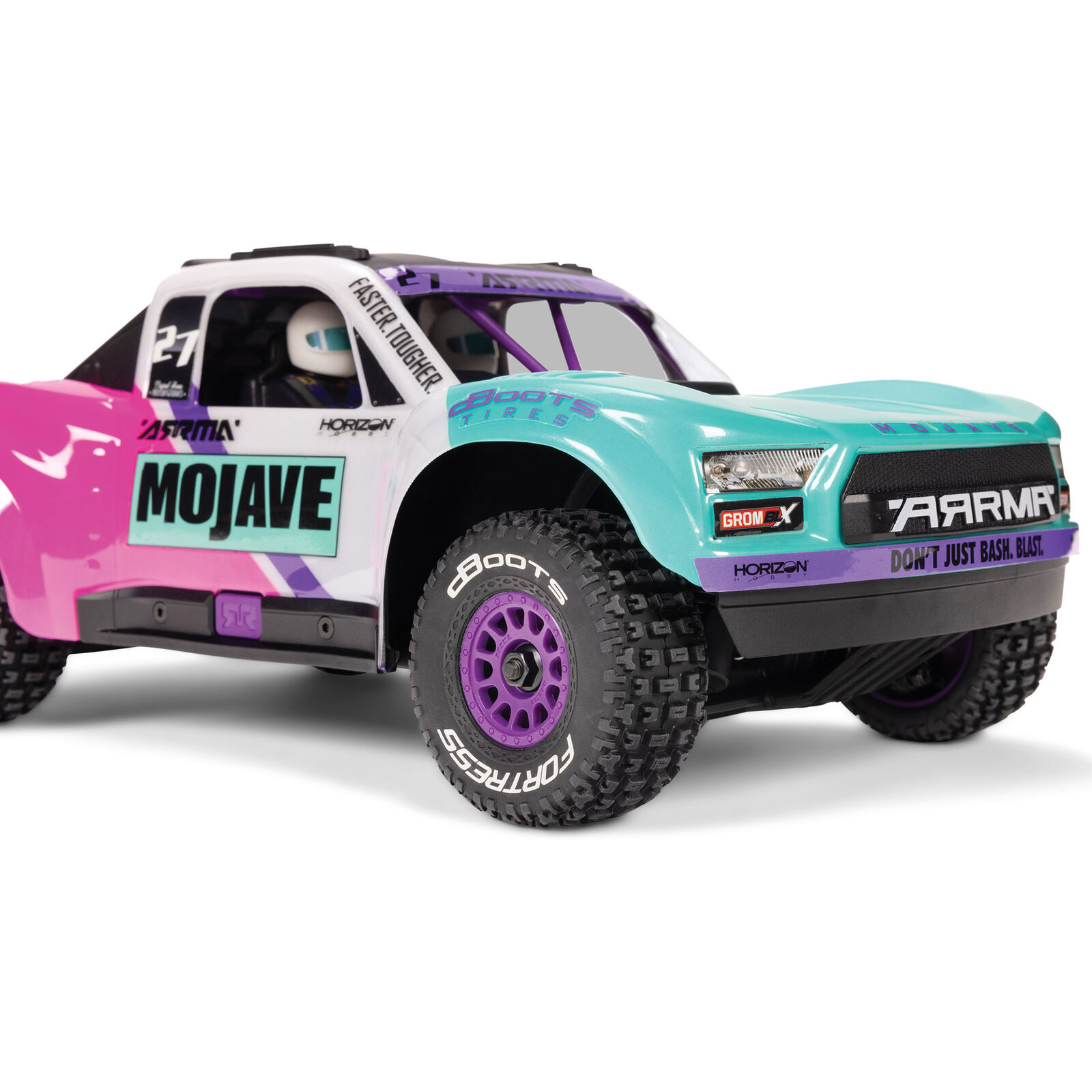 1/16 MOJAVE GROM 223S DSC 4X4 RTR Brushless Desert Truck, Teal (Battery ...