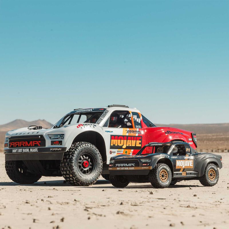 1/16 MOJAVE GROM 223S DSC 4X4 RTR Brushless Desert Truck, Black | ARRMA