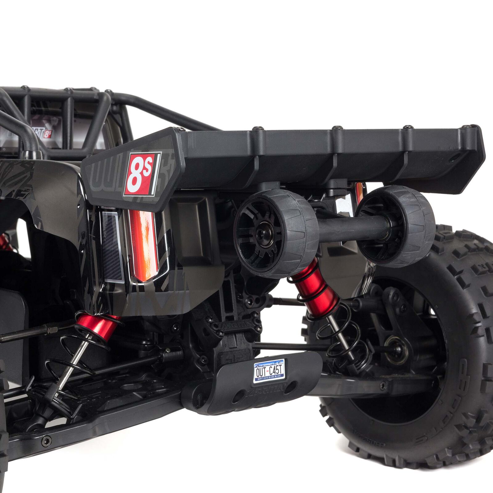 1/5 OUTCAST 8S EXB 4X4 Roller Brushless Stunt Truck, Black | ARRMA