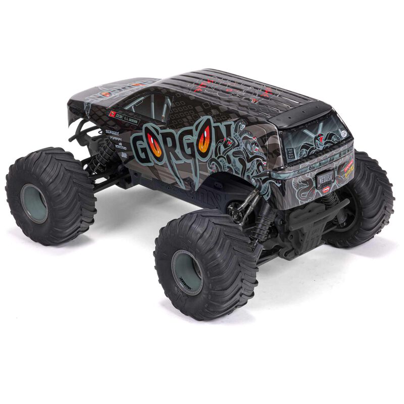 1/10 GORGON 2WD RTA Kit Brushed Monster Truck (Battery & Charger ...