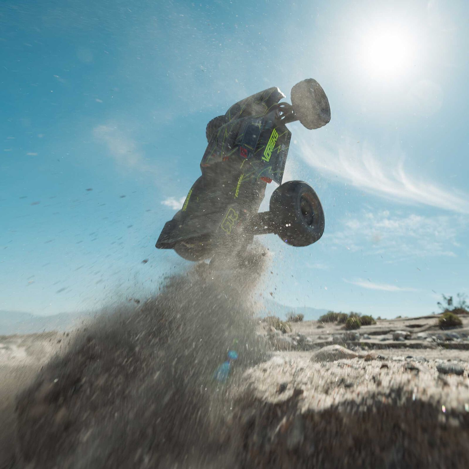 1/10 VORTEKS 223S DSC 2WD RTR Brushless Stadium Truck, Yellow | ARRMA