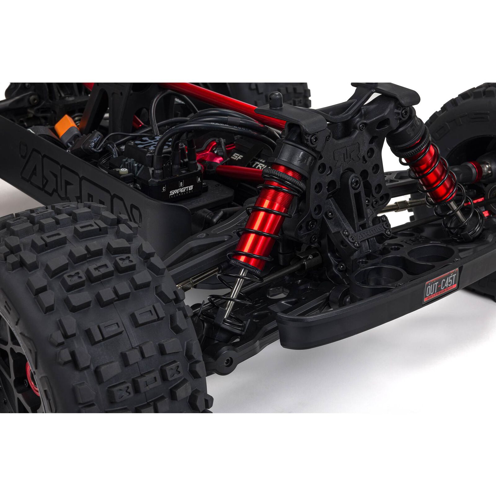 1/5 OUTCAST 8S EXB AVC 4X4 RTR Brushless Stunt Truck, Black | ARRMA