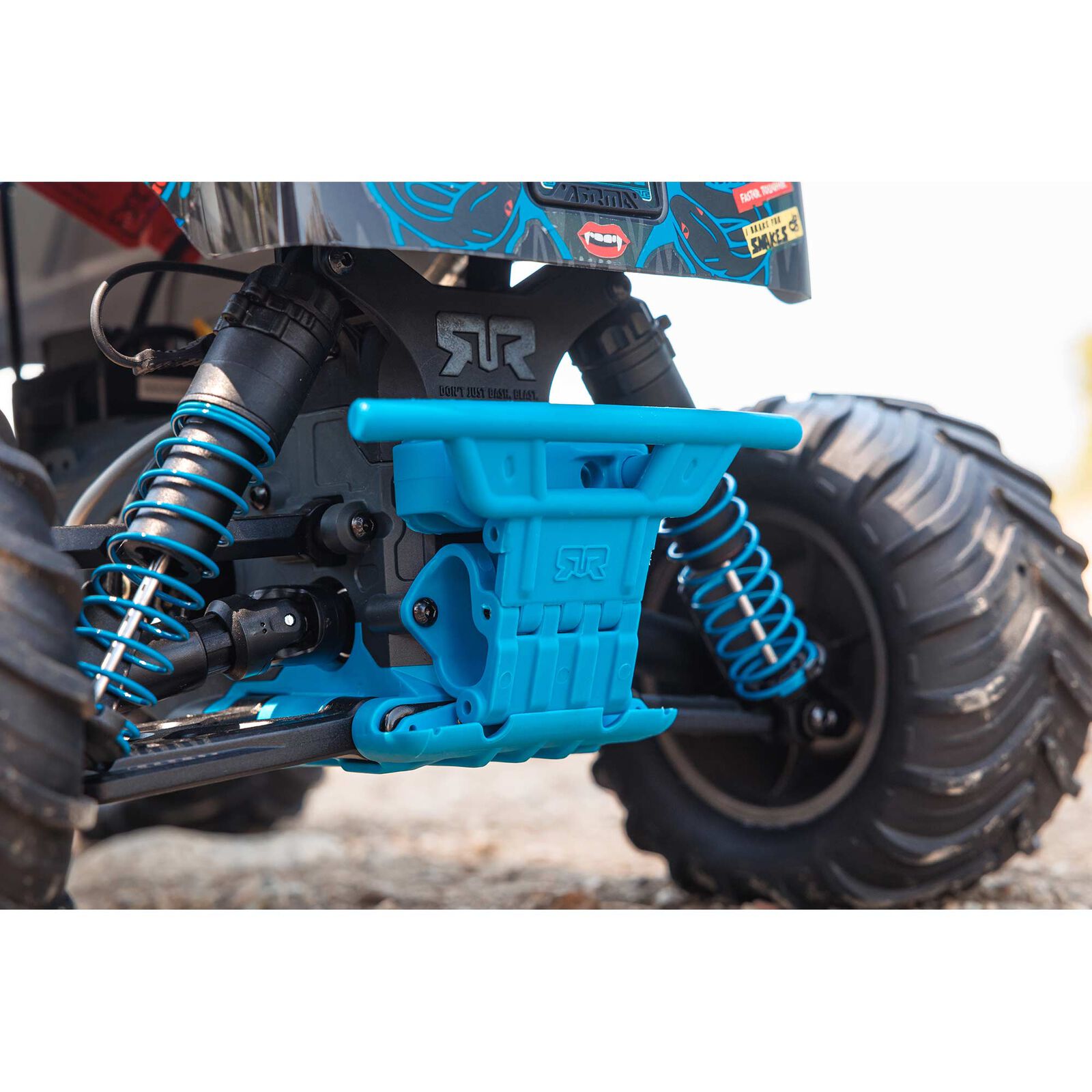 1/10 GORGON 2WD RTR Brushed Monster Truck, Blue | ARRMA
