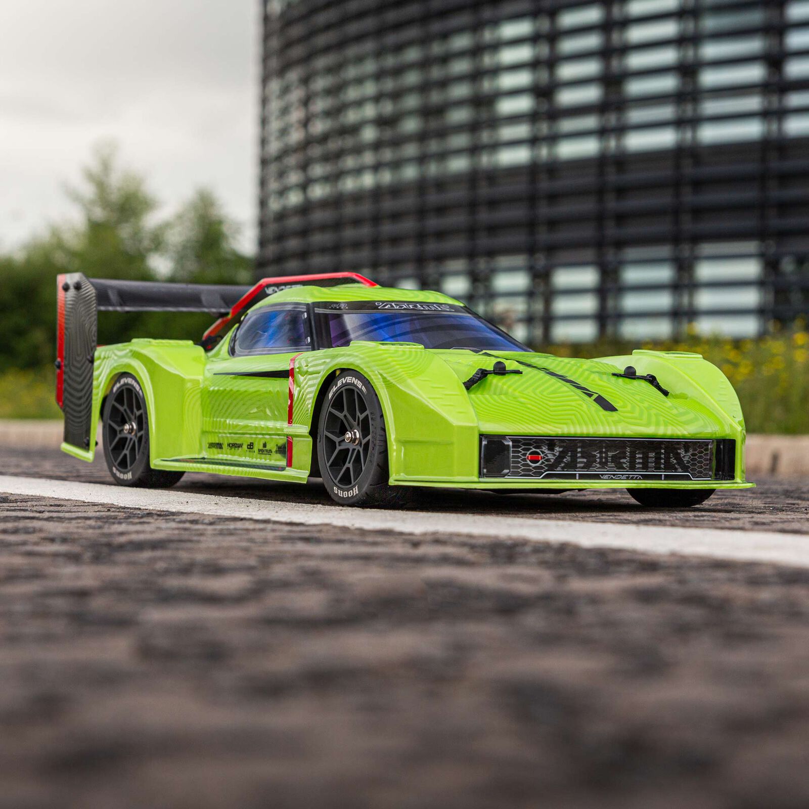 1/8 VENDETTA 3S 4X4 RTR Brushless All-Road Street Bash, Green | ARRMA