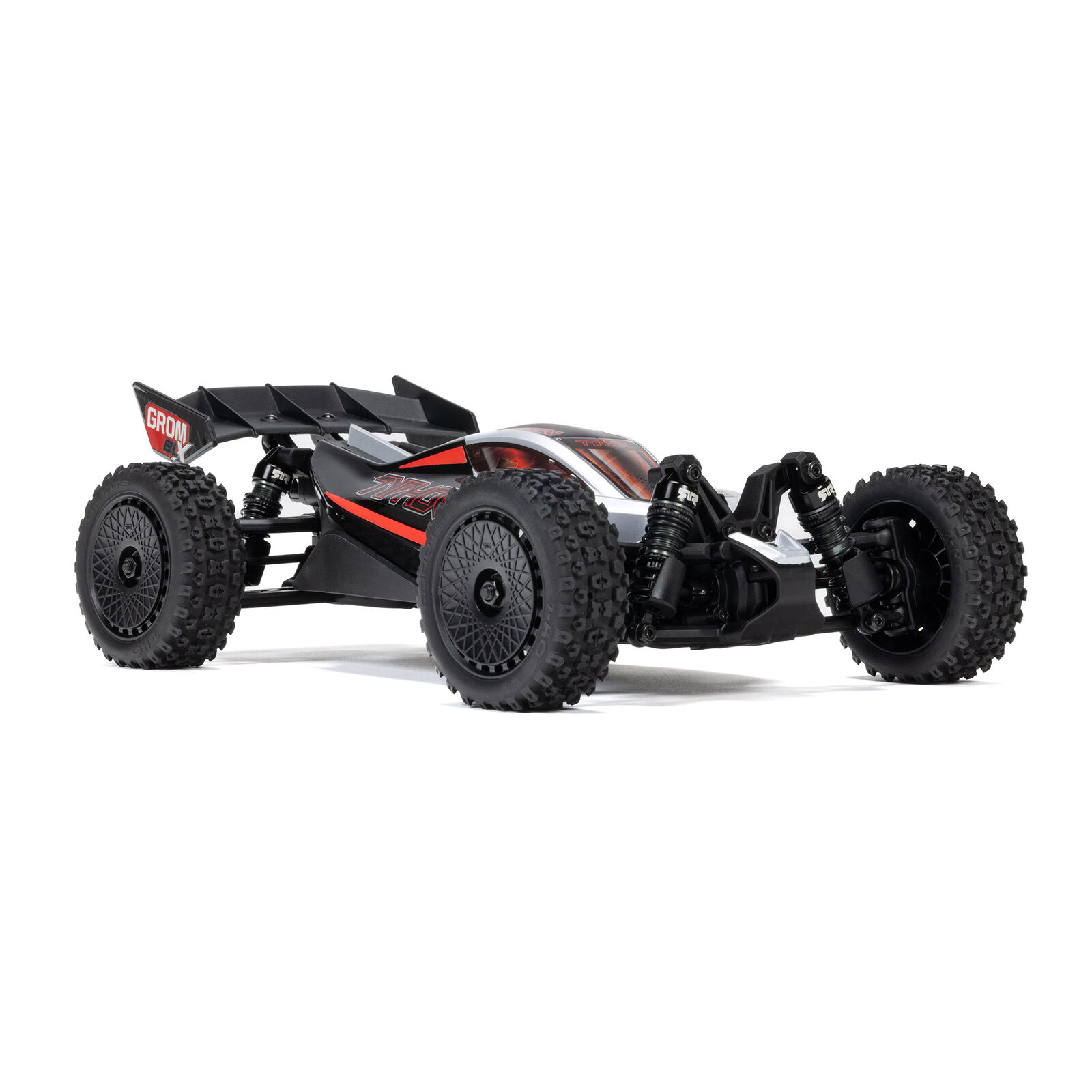 1/14 TYPHON GROM 223S DSC 4X4 RTR Brushless Buggy, Silver | ARRMA