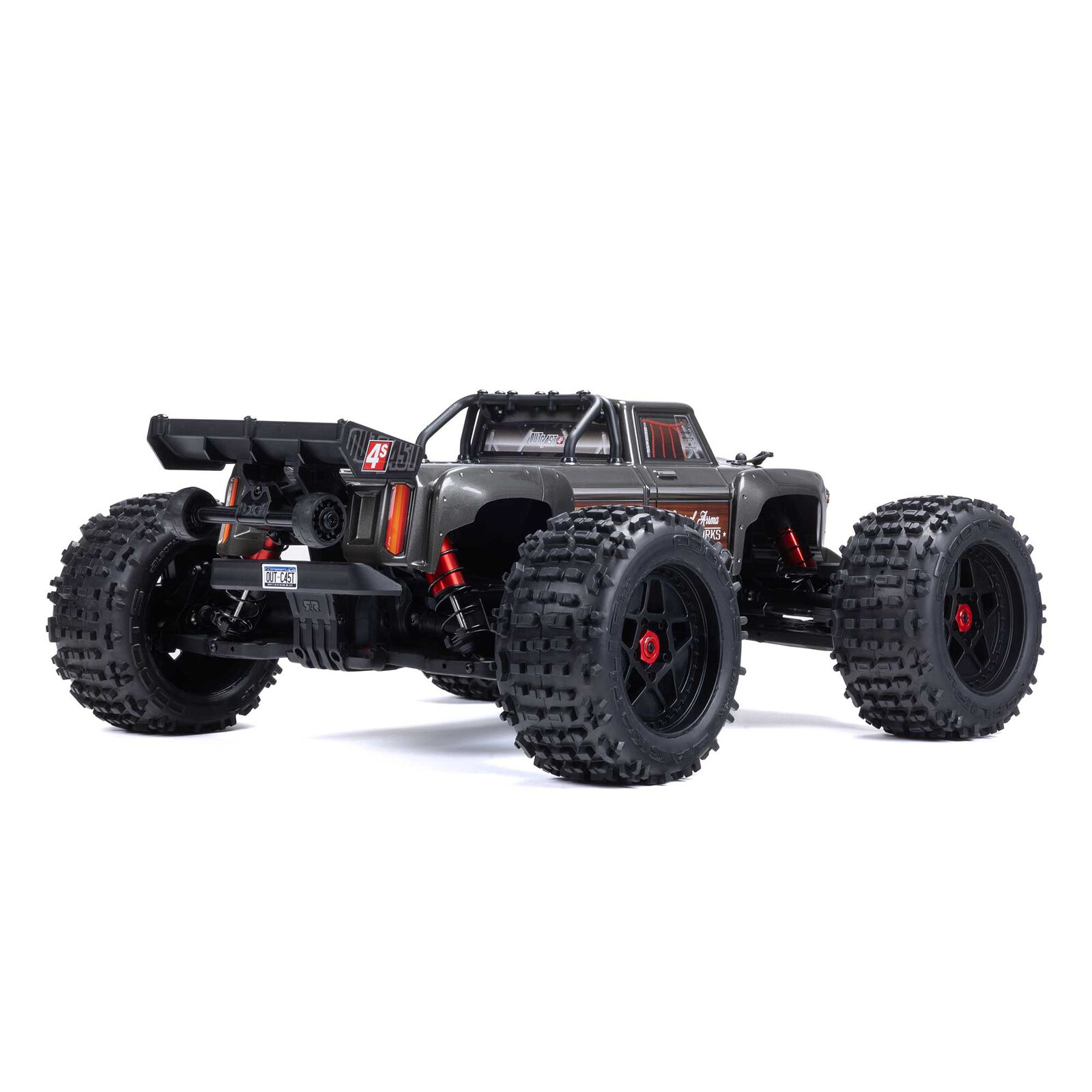 1/10 OUTCAST 4S 4X4 RTR Brushless Stunt Truck, Gun Metal | ARRMA