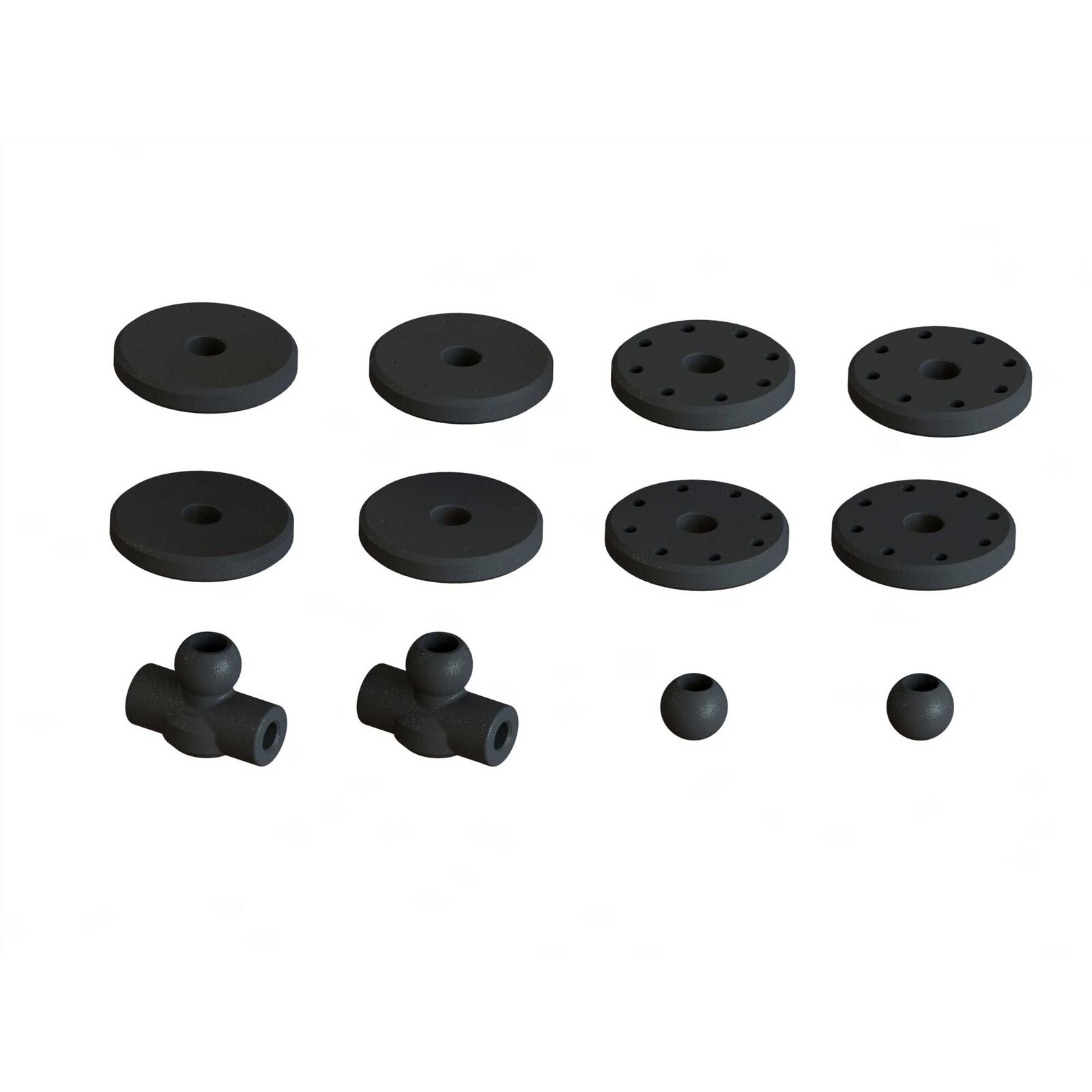 Shock Set, 16mm Bore, 117mm Length, 550cSt Oil | ARRMA