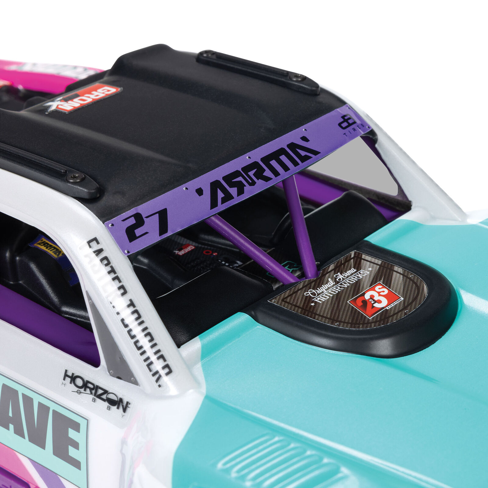 1/16 MOJAVE GROM 223S DSC 4X4 RTR Brushless Desert Truck, Teal (Battery ...