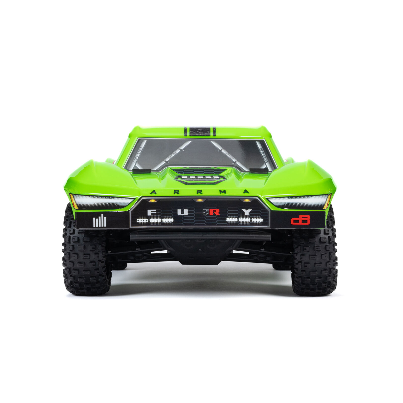 1/10 FURY 2WD RTR Brushed Short Course Truck, Green | ARRMA