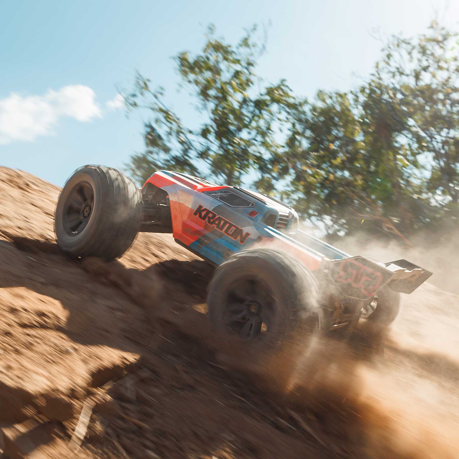 1/8 KRATON 6S 4X4 RTR Brushless Speed Truck, Blue/Orange | ARRMA