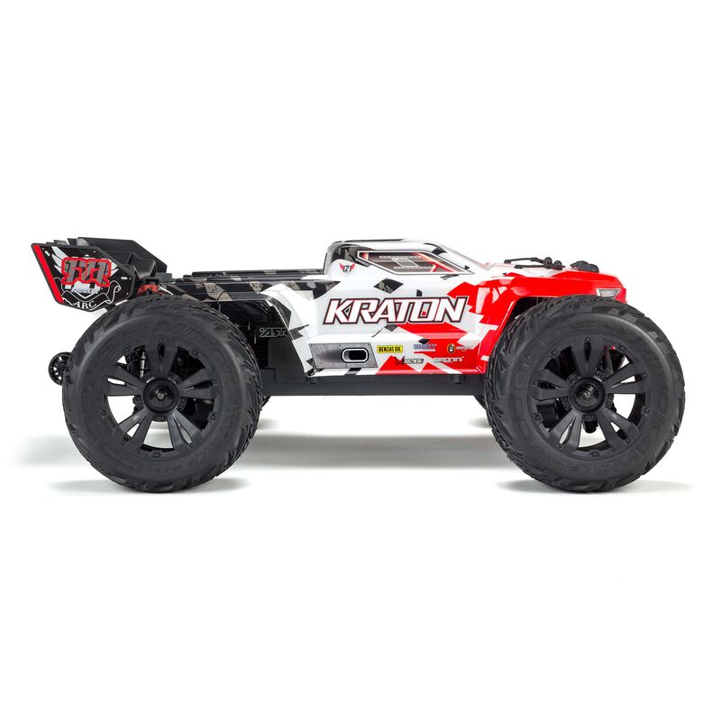 1/10 KRATON 4S 4X4 RTR Brushless Speed Truck, Red | ARRMA