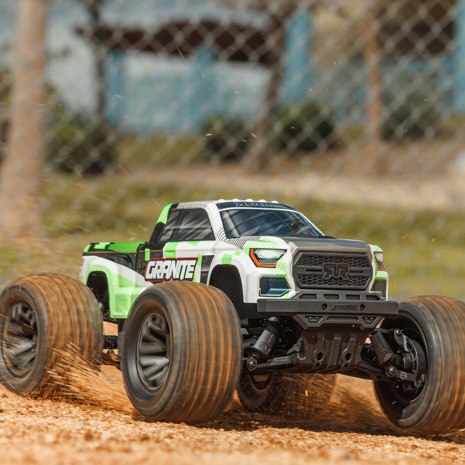 1/10 GRANITE MEGA 665 4X4 RTR Brushed Monster Truck, Green | ARRMA