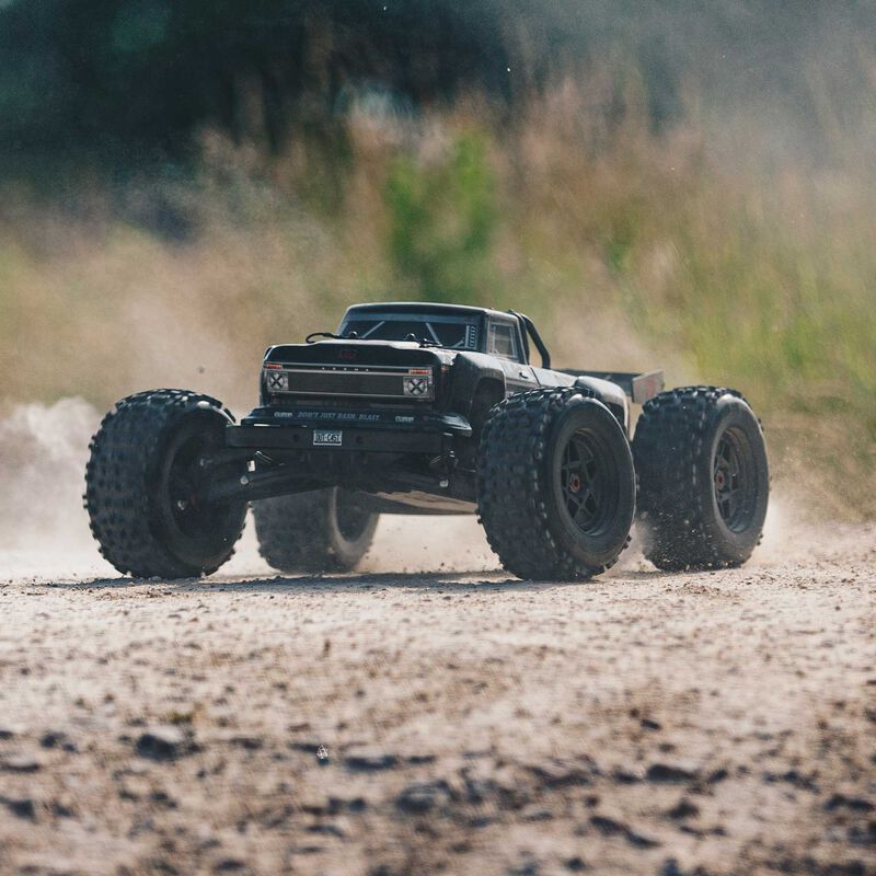 1/8 OUTCAST 6S EXB AVC 4X4 RTR Brushless Stunt Truck, Black | ARRMA