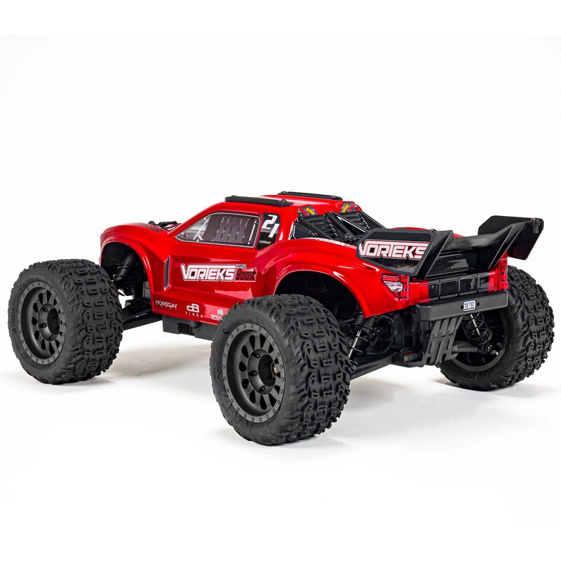 1/10 VORTEKS BOOST 2WD RTR Brushed Stadium Truck, Red | ARRMA