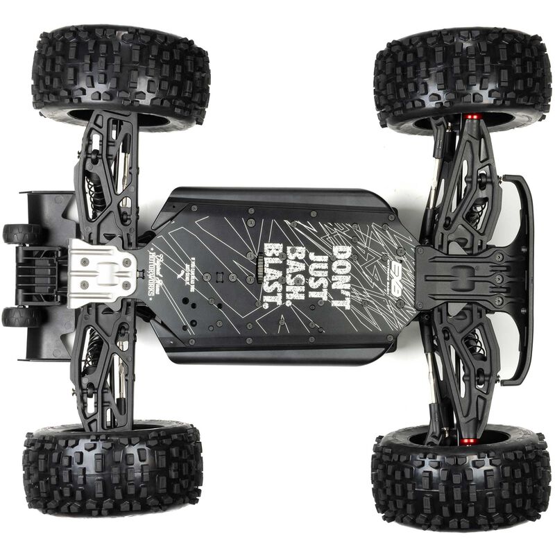 1/8 NOTORIOUS 6S 4X4 RTR Brushless Stunt Truck, Black | ARRMA
