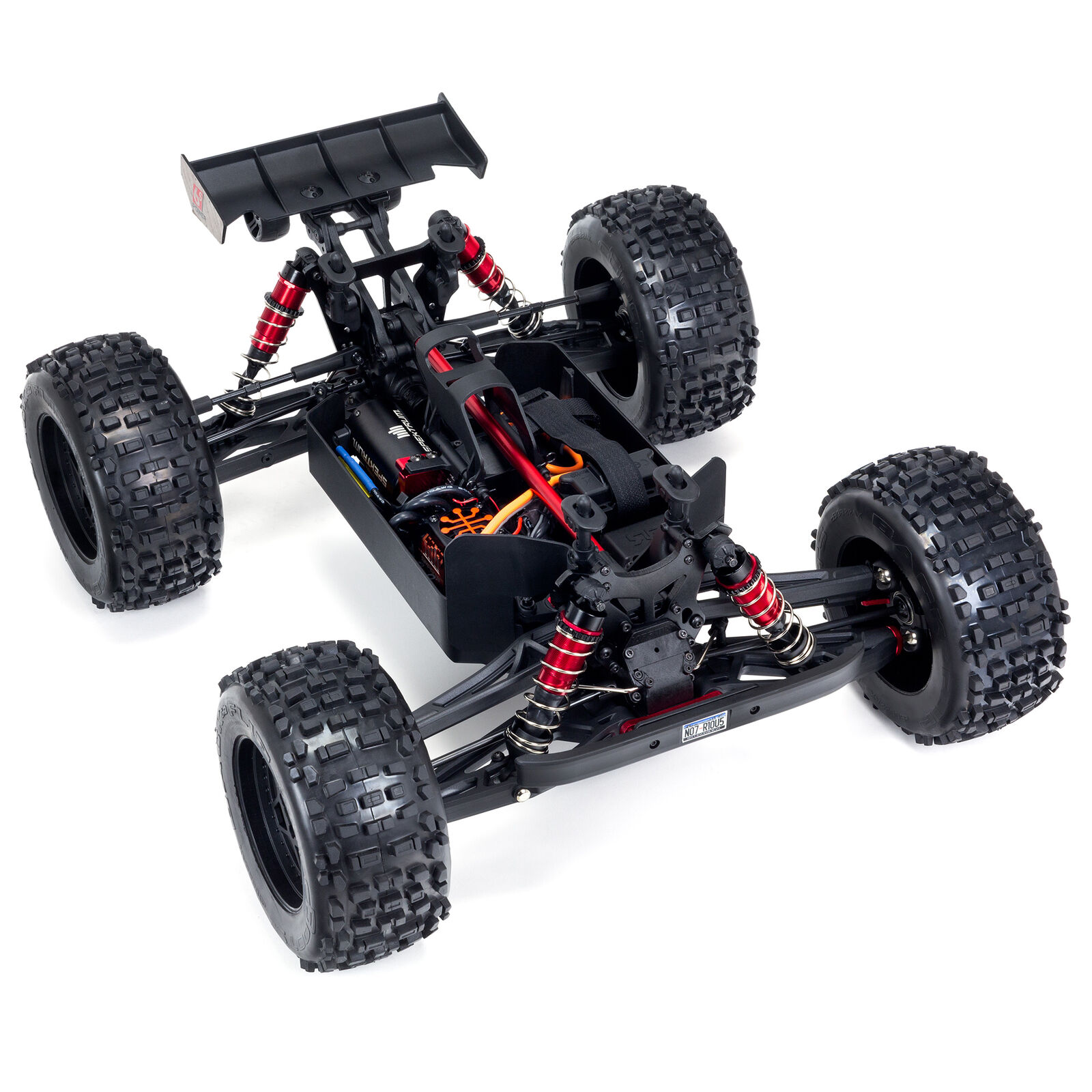 1/8 NOTORIOUS 6S 4X4 RTR Brushless Stunt Truck, Black | ARRMA