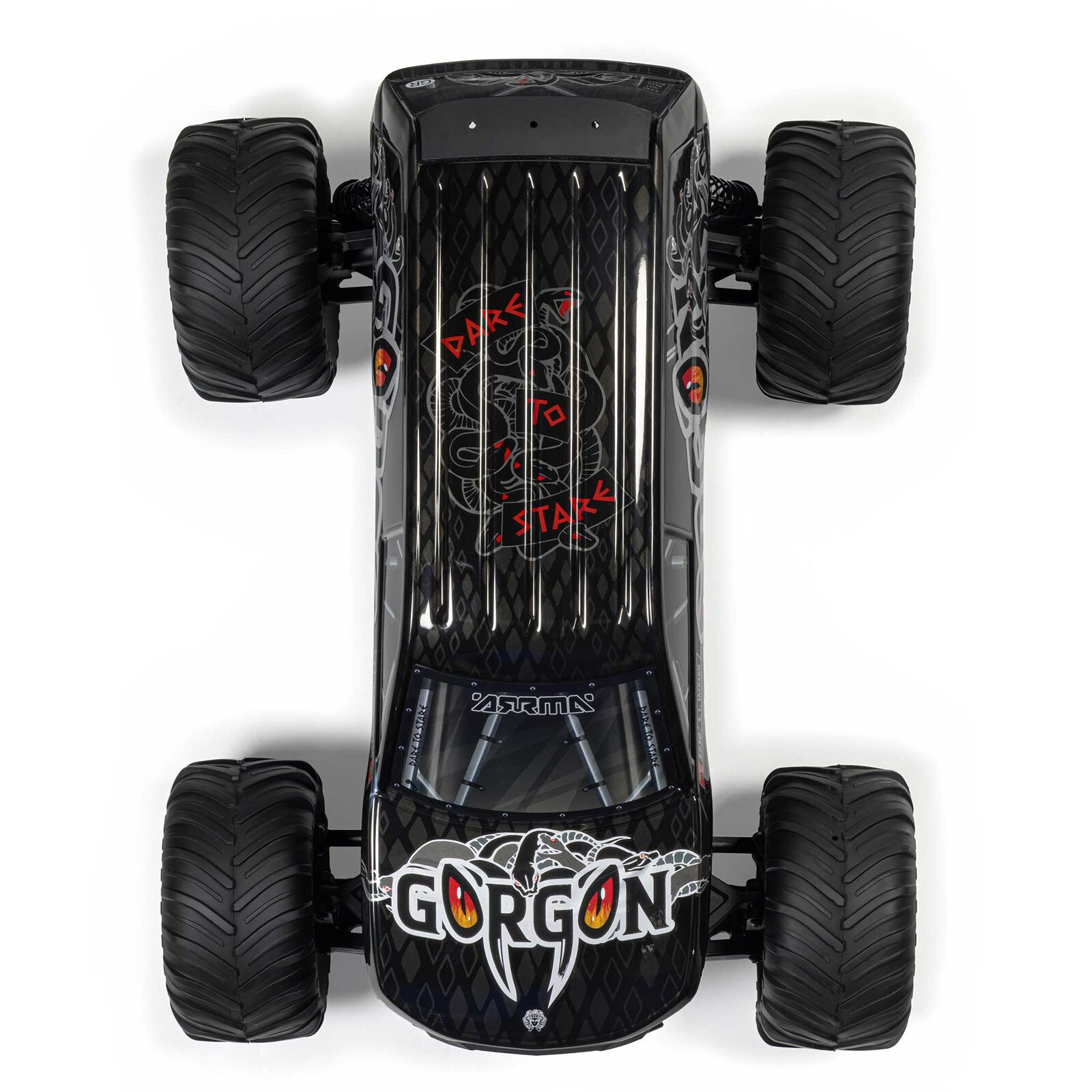 ARRMA 1/10 GORGON 2WD RTA Kit Brushed Monster Truck (Battery & Charger ...