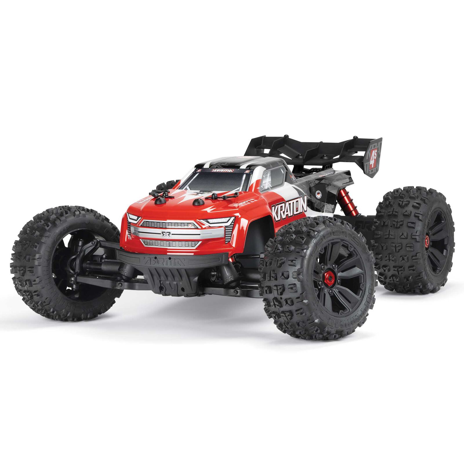 1/10 KRATON 4S 4X4 RTR Brushless Speed Truck, Red | ARRMA