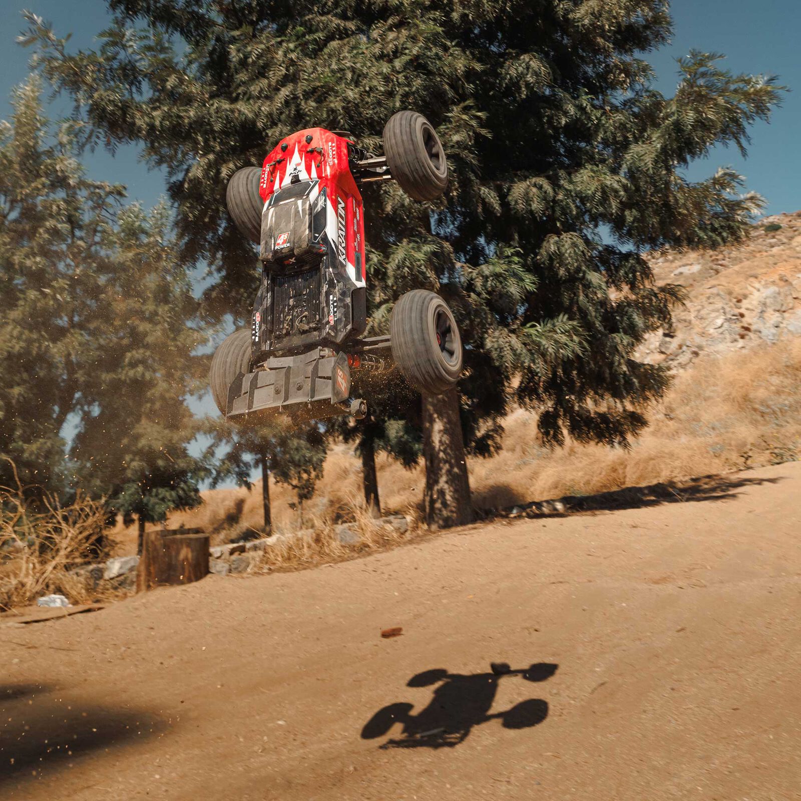 1/10 KRATON 4S 4X4 RTR Brushless Speed Truck, Red | ARRMA