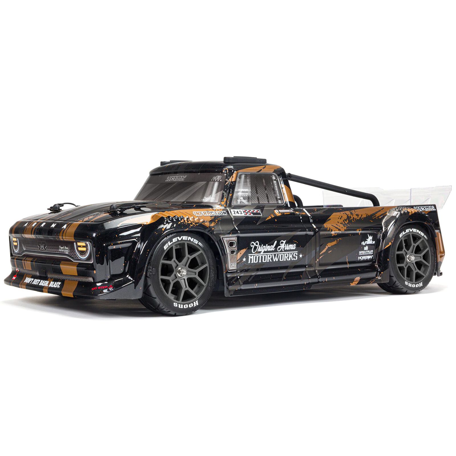 1/8 INFRACTION 3S 4X4 RTR Brushless All-Road Street Bash, Black/Gold ...