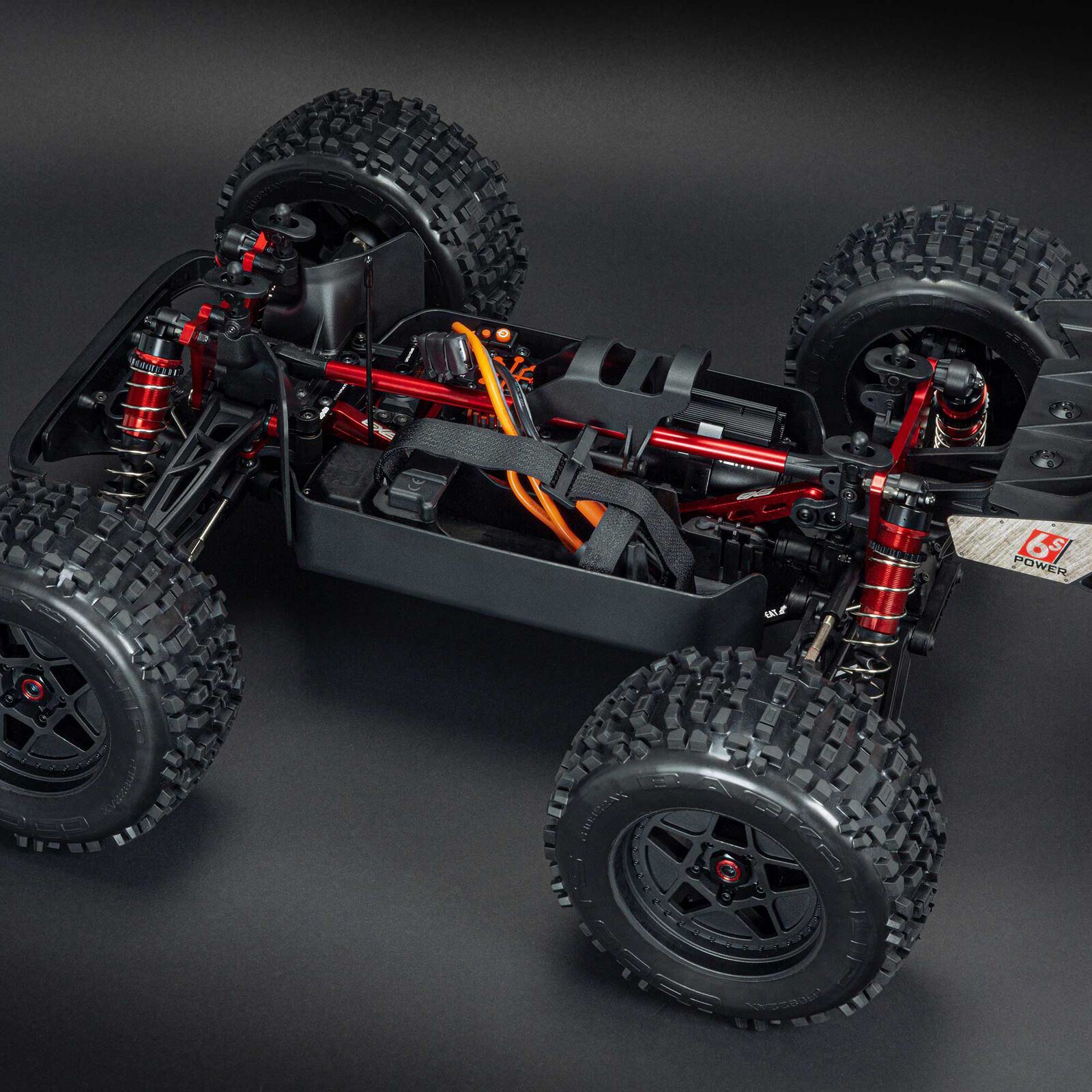 1/8 OUTCAST 6S EXB AVC 4X4 RTR Brushless Stunt Truck, Black | ARRMA