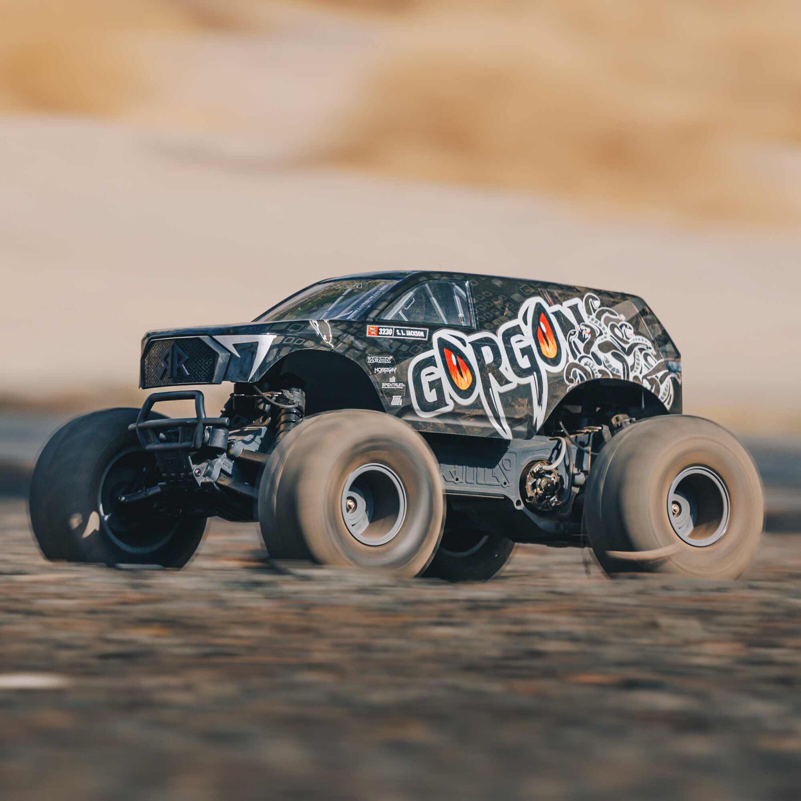 1/10 GORGON 2WD RTA Kit Brushed Monster Truck (Battery & Charger ...