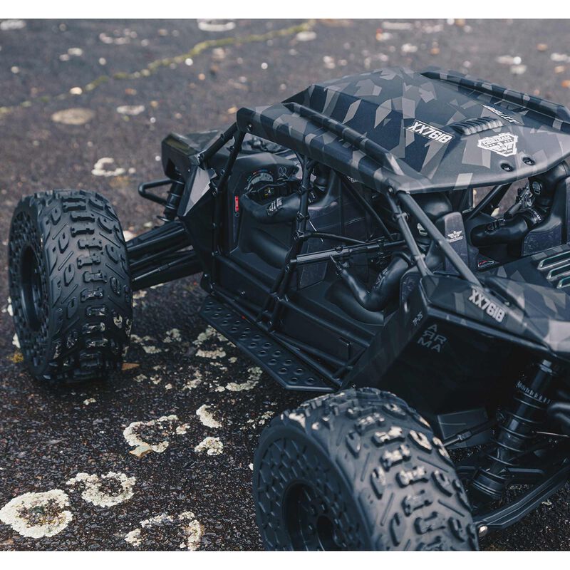 1/7 FIRETEAM 6S 4X4 RTR Brushless Buggy, Black | ARRMA