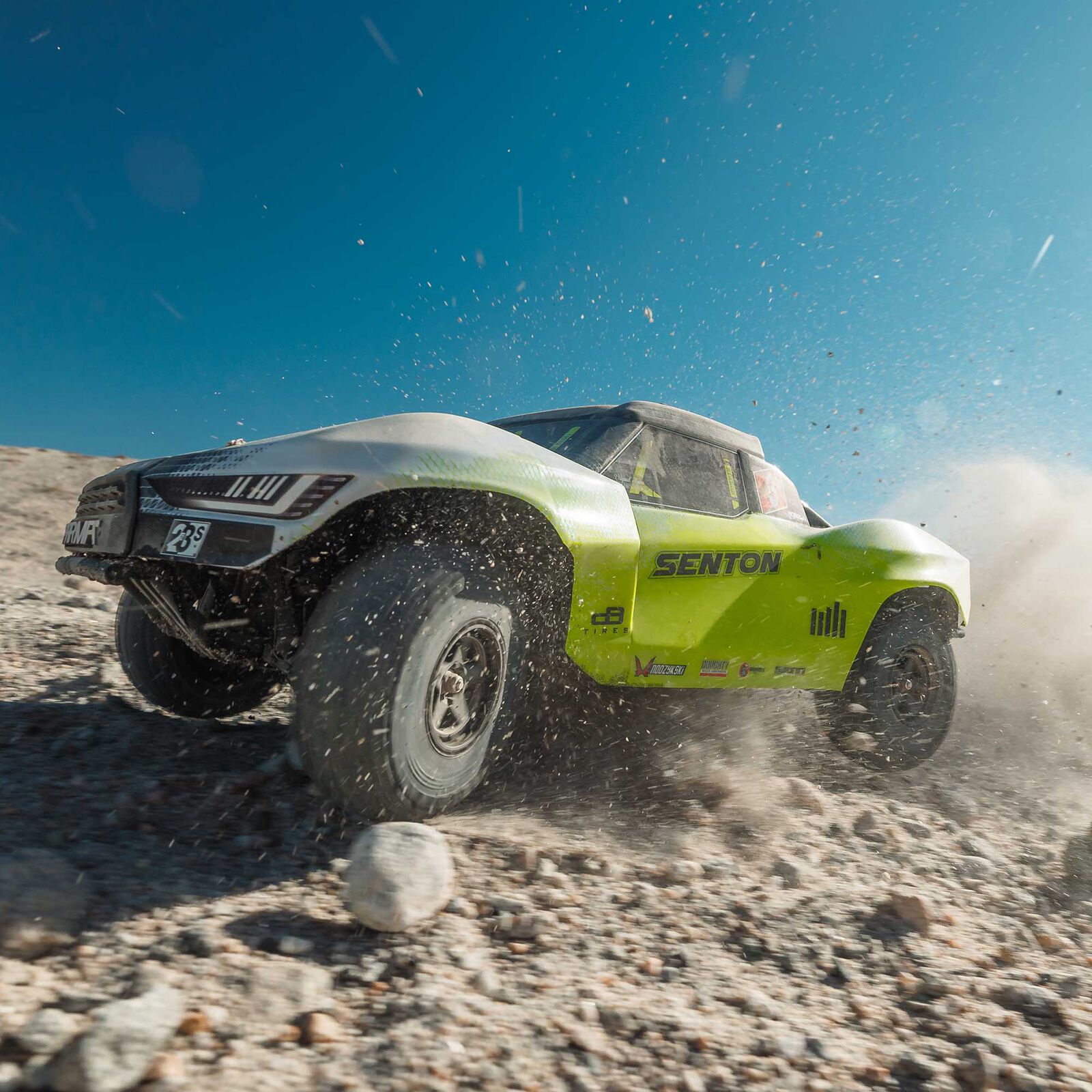 1/10 SENTON 223S DSC 4X4 RTR Brushless Short Course Truck, Yellow | ARRMA