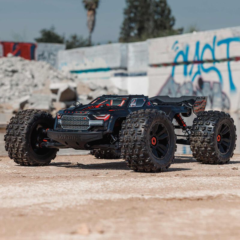 1/5 KRATON 8S EXB AVC 4X4 RTR Brushless Speed Truck, Black | ARRMA