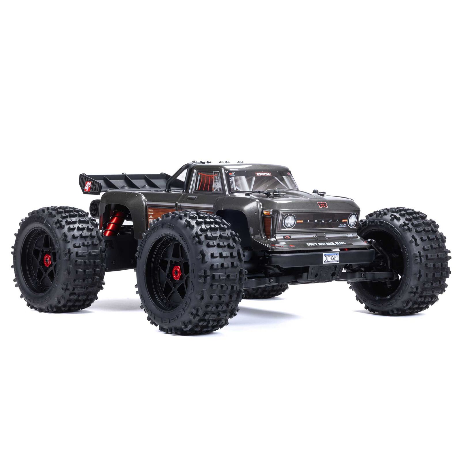 1/10 OUTCAST 4S 4X4 RTR Brushless Stunt Truck, Gun Metal | ARRMA