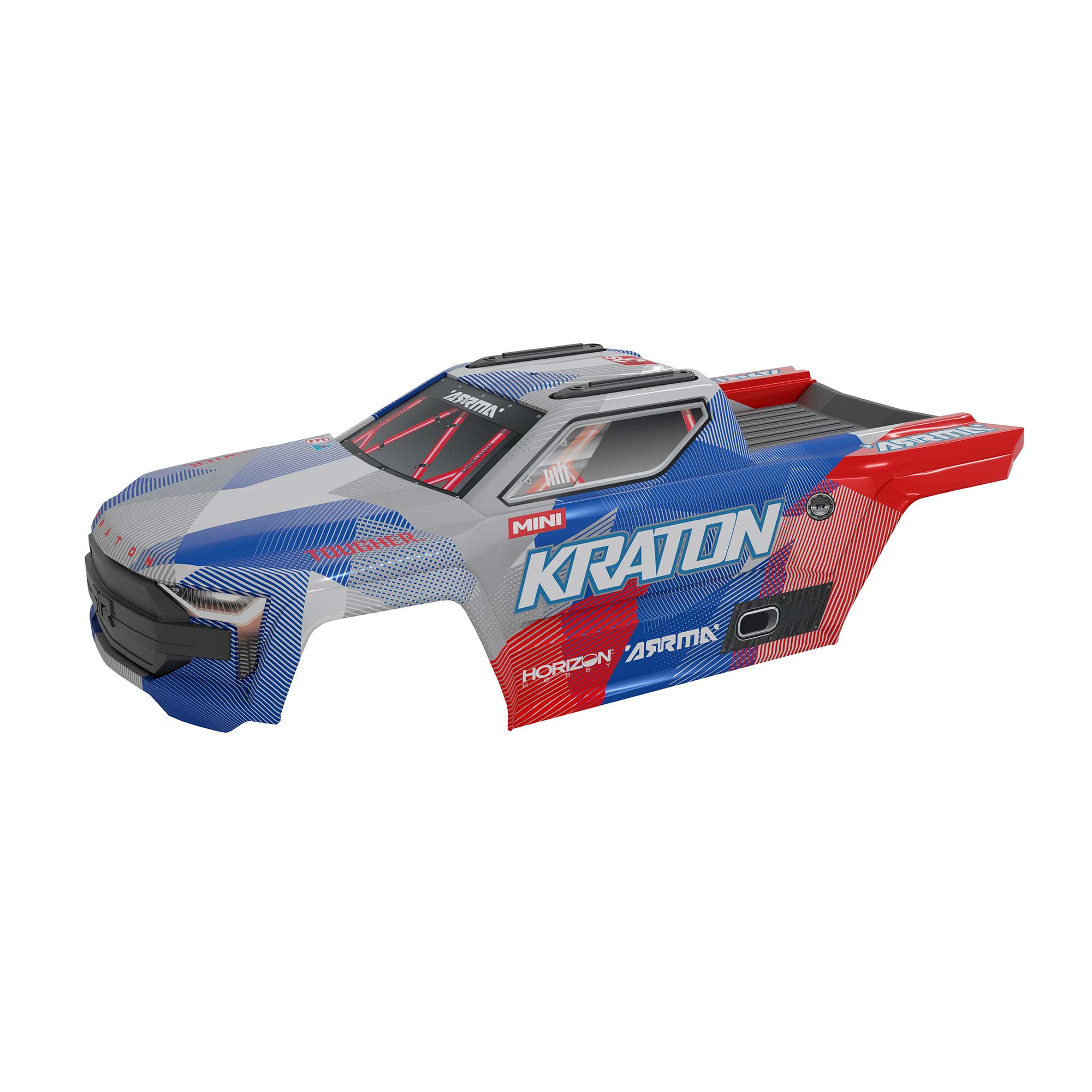 MINI KRATON Body, Red/Blue | ARRMA