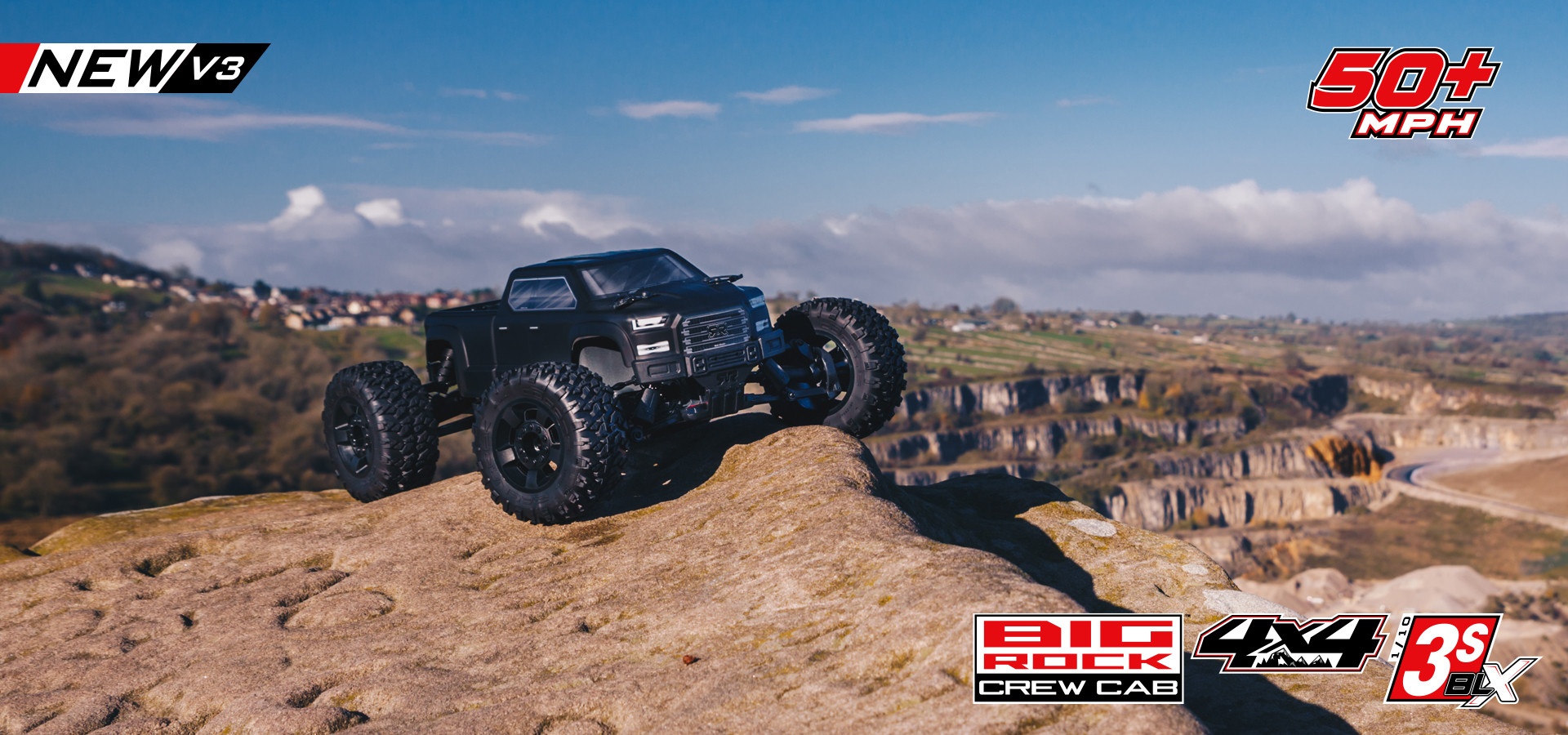 ARRMA BIG ROCK CREW CAB 4x4 RC Basher Showcase | ARRMA