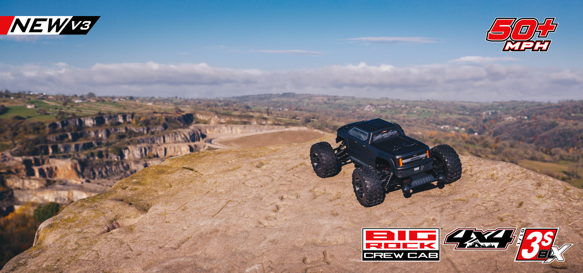 ARRMA BIG ROCK CREW CAB 4x4 RC Basher Showcase | ARRMA